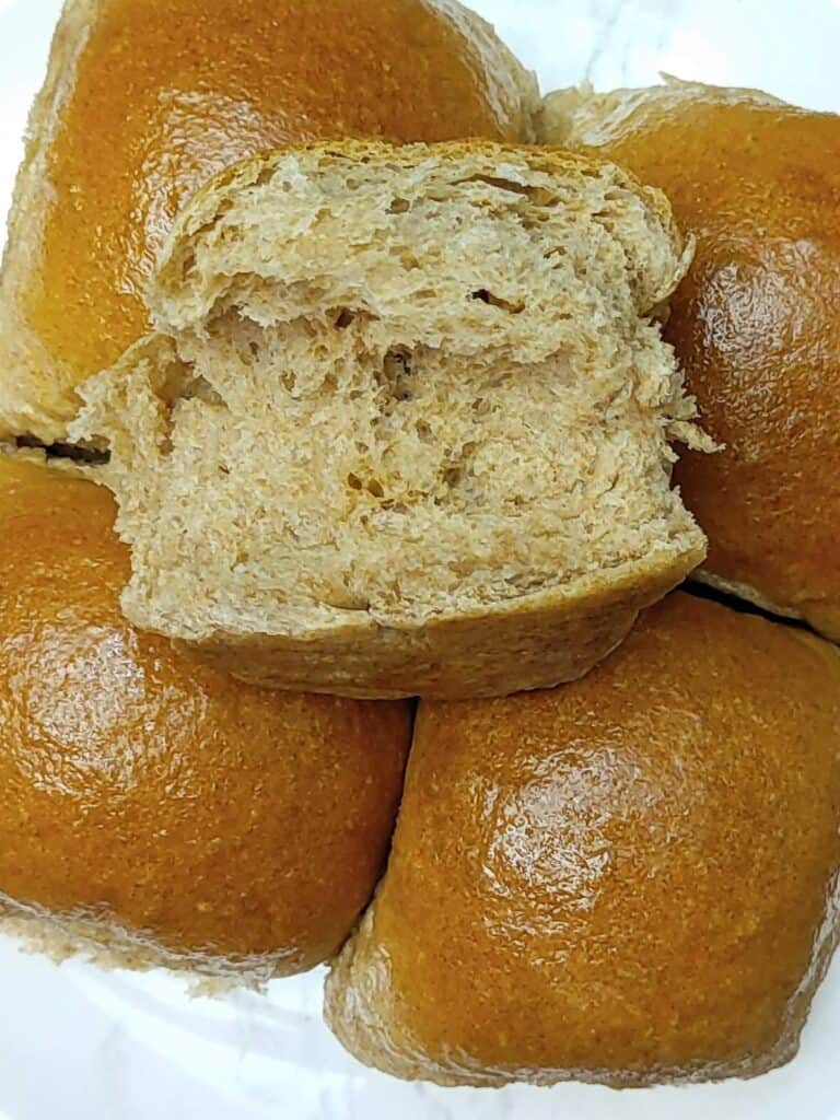 The Best 100% Whole Wheat Dinner Rolls - Camila Made