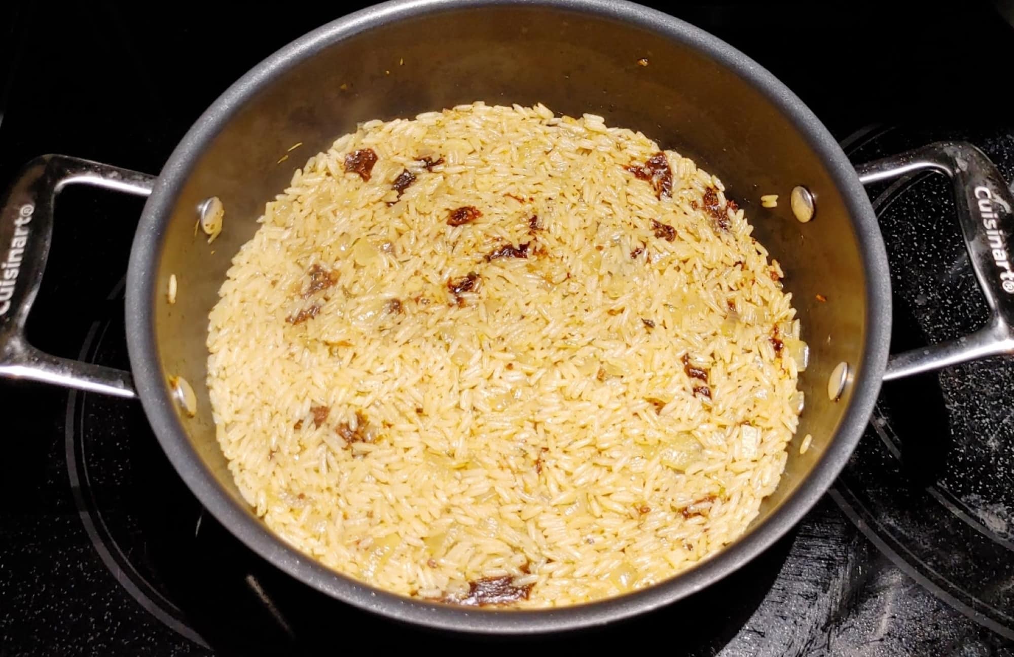 20 Minute Easy Italian Herb Rice | Camila Made