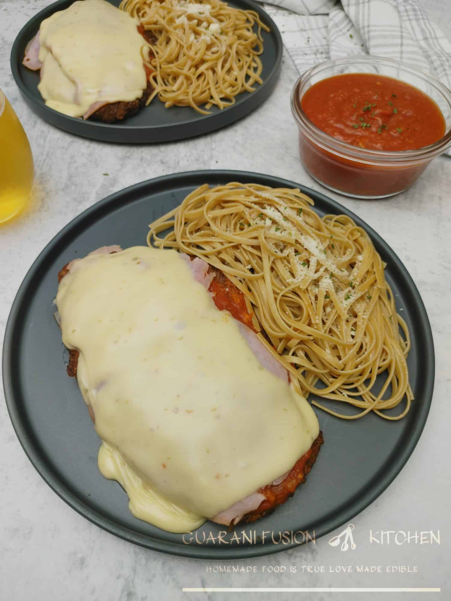 Easy Milanesa De Pollo A La Napolitana | Napolitan Chicken Milanese ...