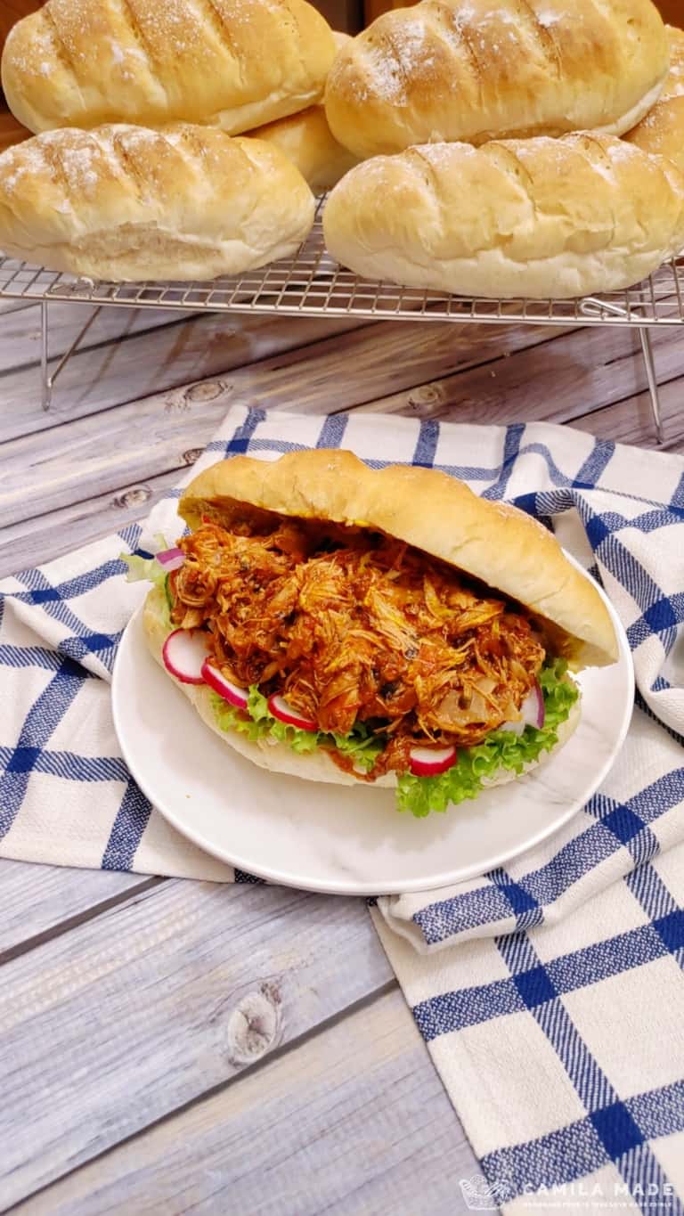 Pan Con Pollo: The Best Salvadoran Sandwich | Camila Made