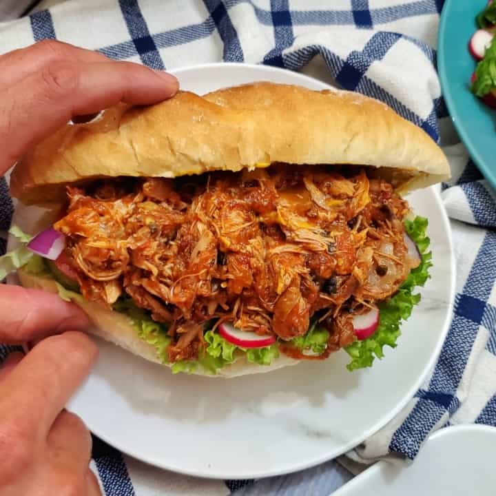 Pan Con Pollo: The Best Salvadoran Sandwich | Camila Made