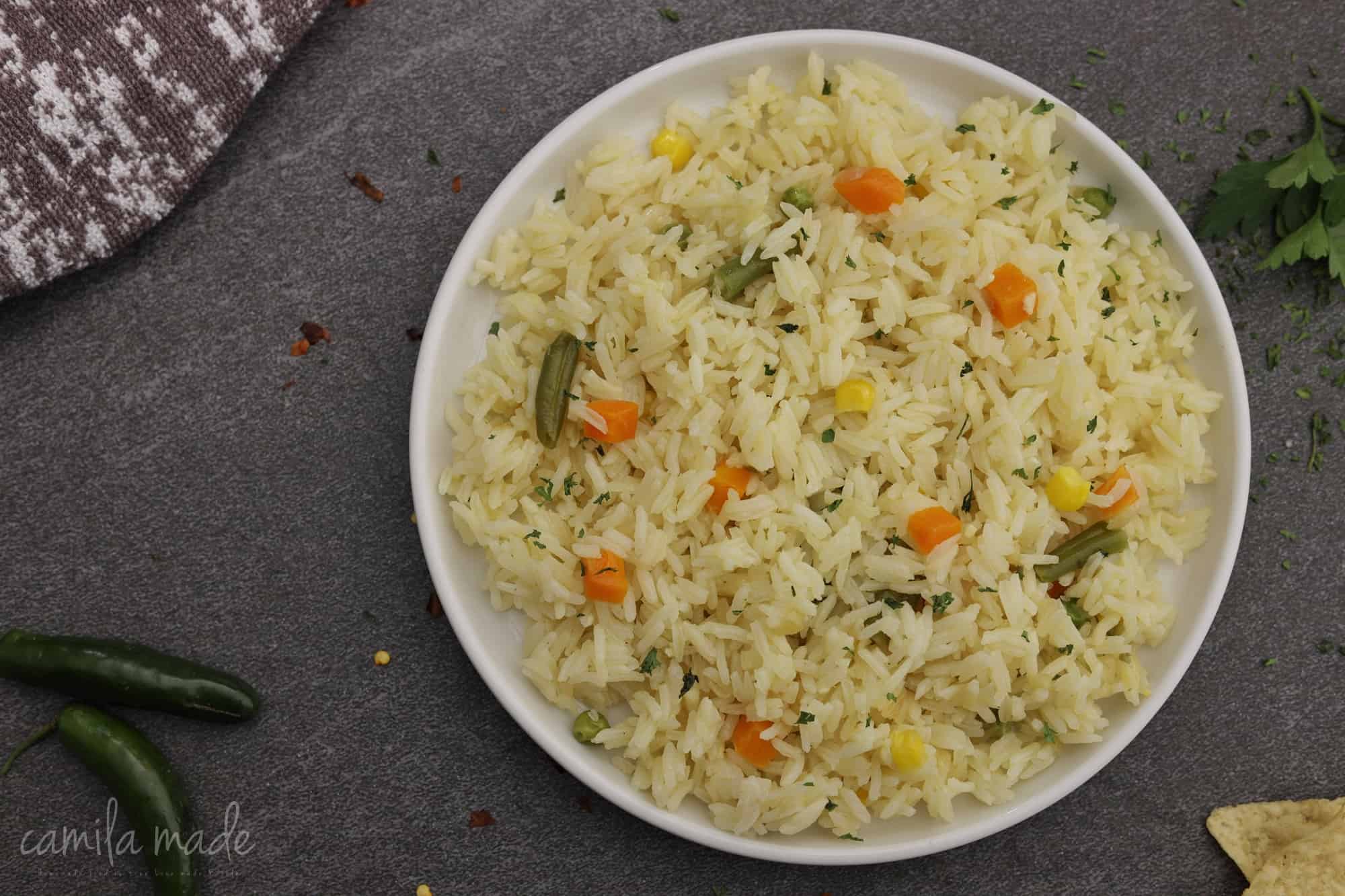 Easy Mexican White Rice | Camila Made