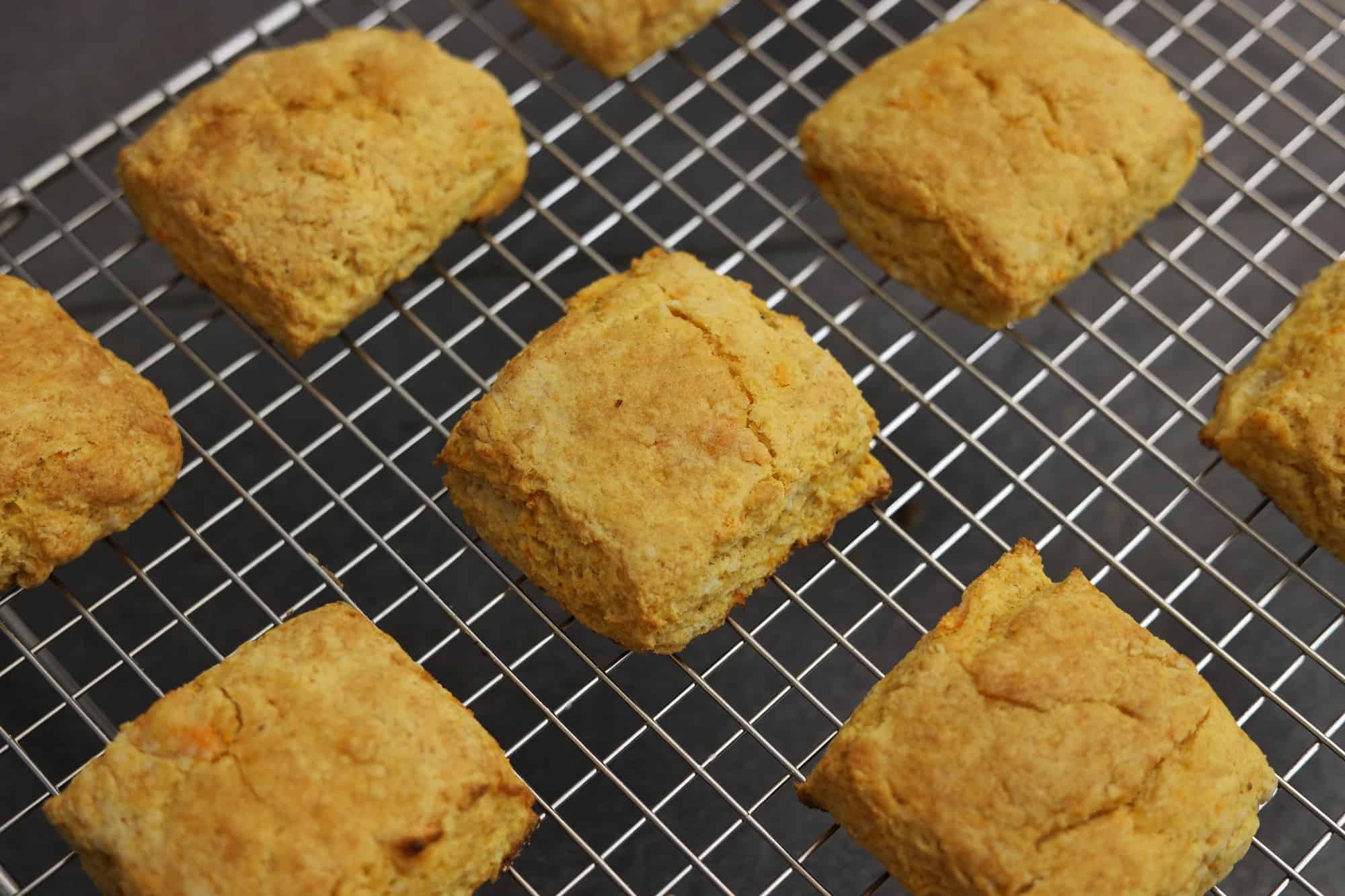 Easy Sweet Potato Biscuits with Spiced Honey Butter | Camila Made