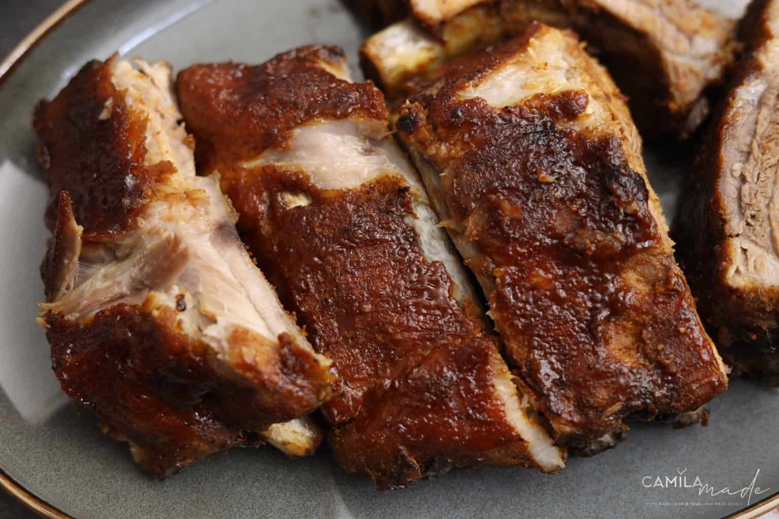 Costillas De Puerco: Easy Baby Back Ribs Recipe | Camila Made