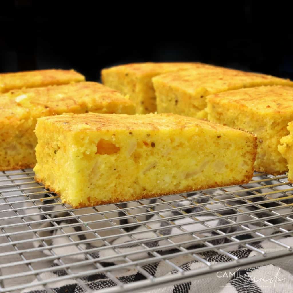 Sopa Paraguaya: Cheese Cornbread for a Party - Camila Made