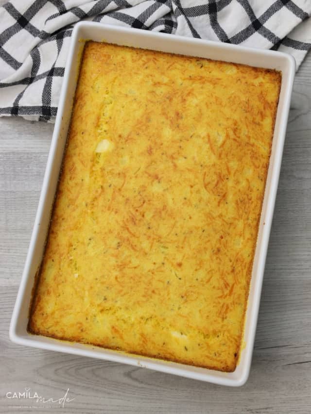 Easy Sopa Paraguaya: Cheese Cornbread For A Party | Camila Made
