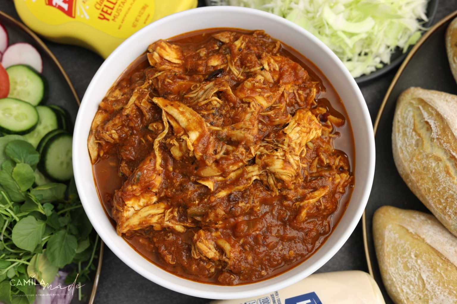 Pan Con Pollo: The Best Salvadoran Sandwich | Camila Made