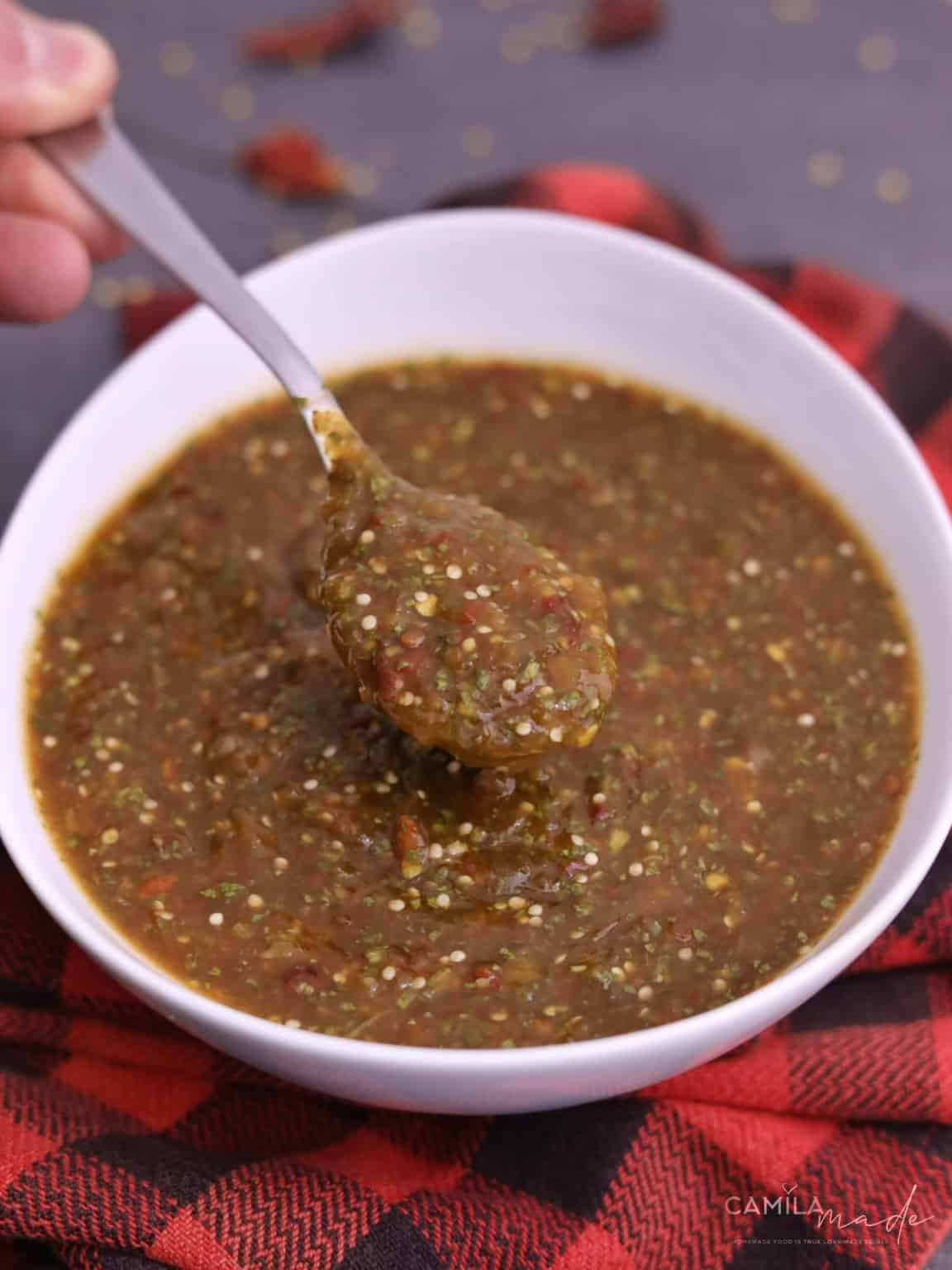 Chipotle Tomatillo Salsa - Camila Made
