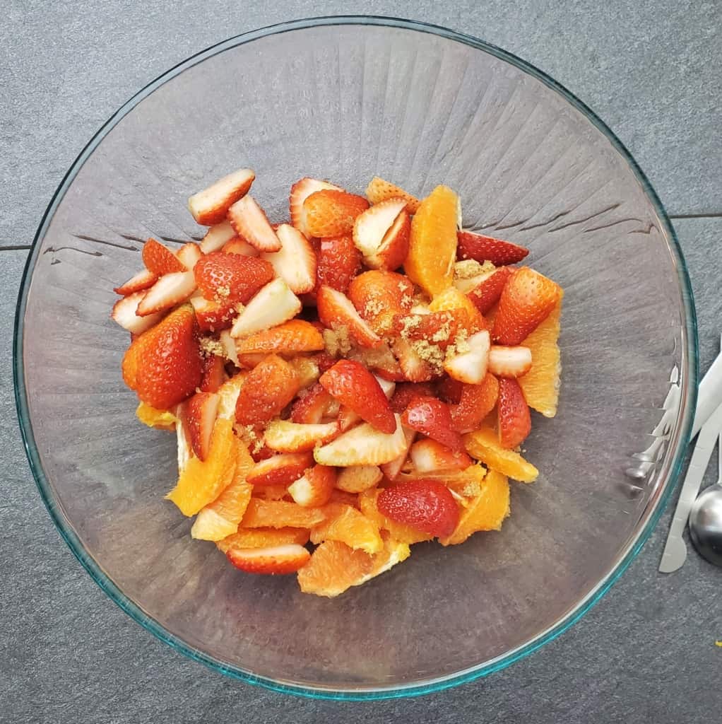 Easy Strawberry Fruit Salad | Camila Made