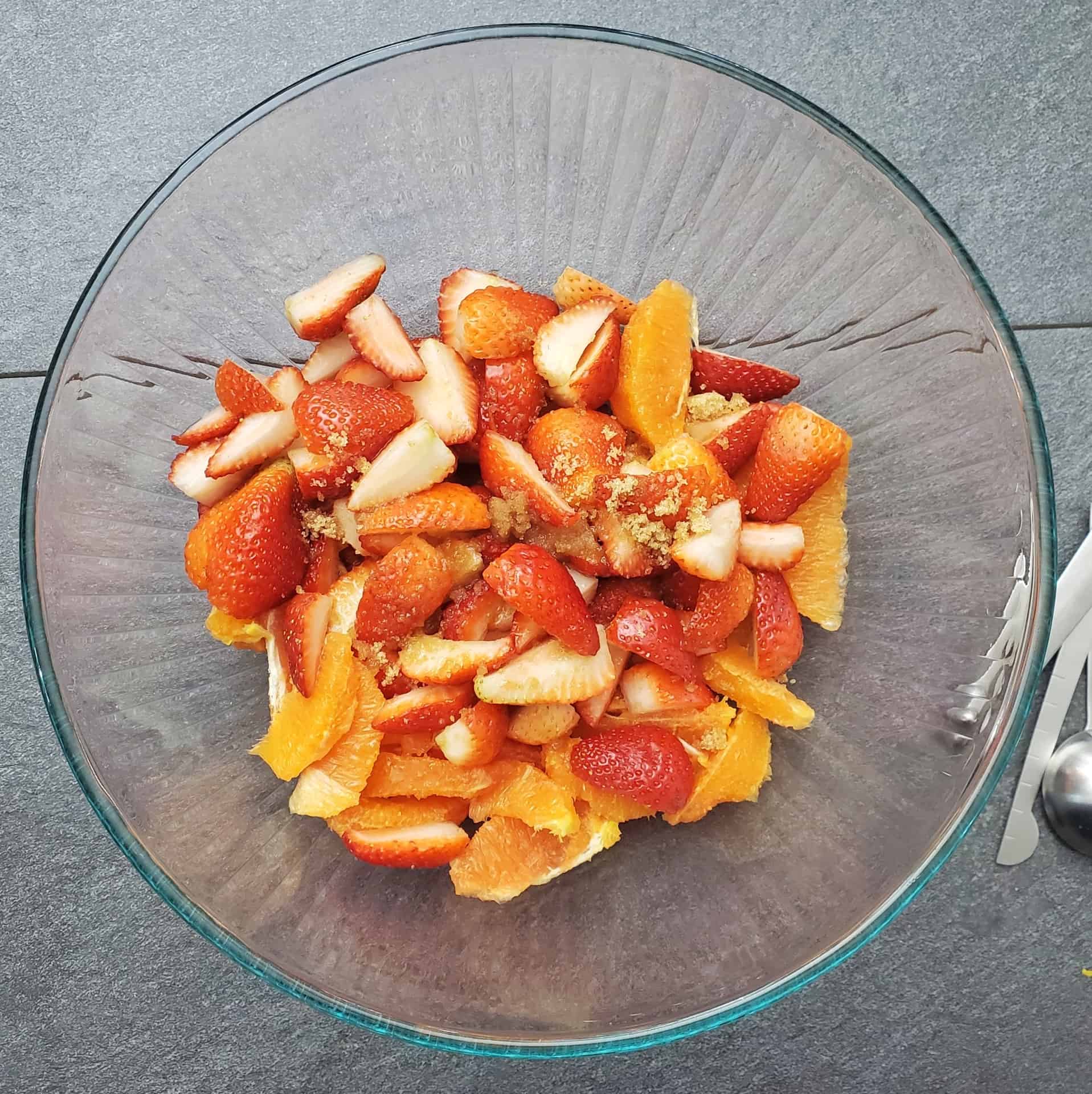 Easy Strawberry Fruit Salad | Camila Made