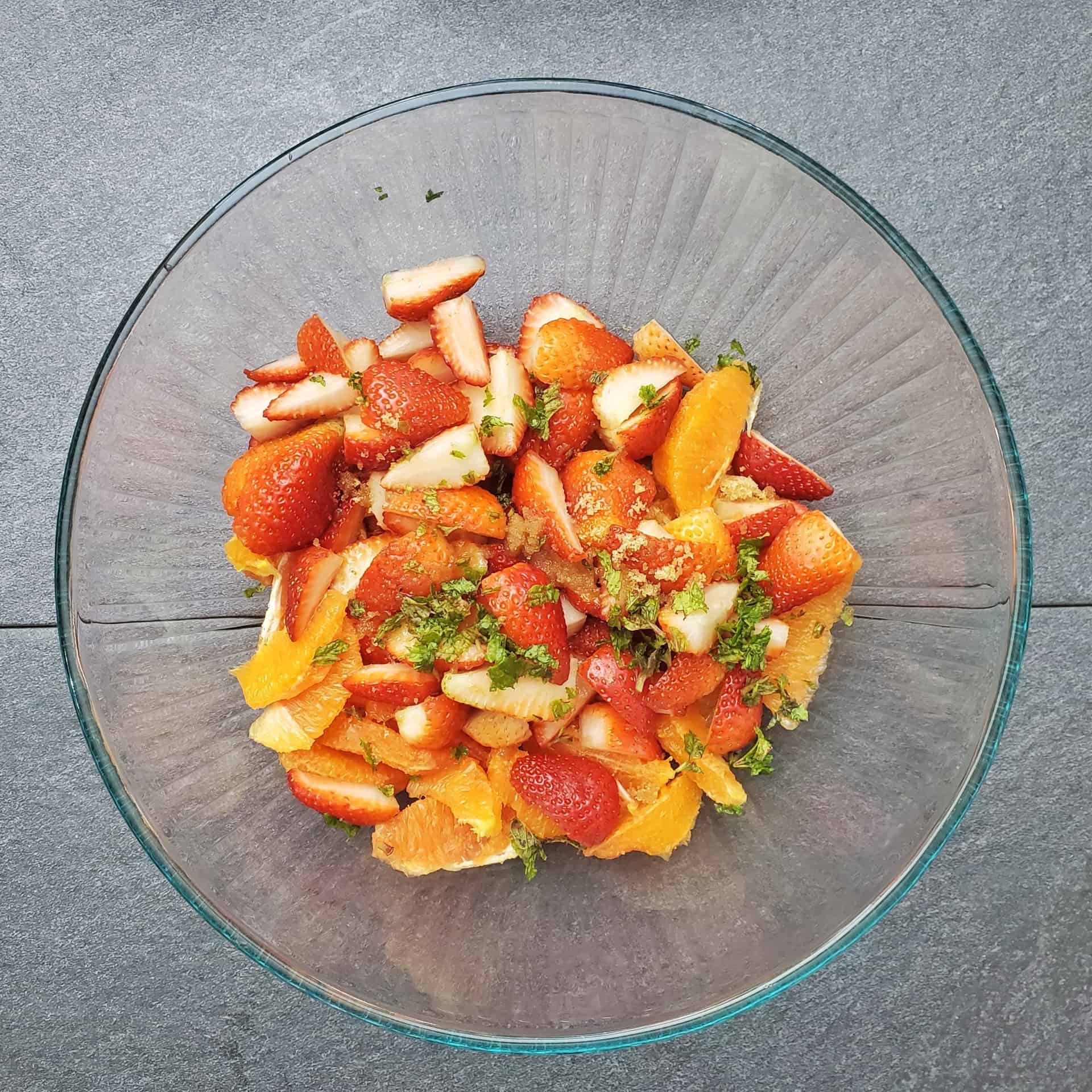 Easy Strawberry Fruit Salad | Camila Made