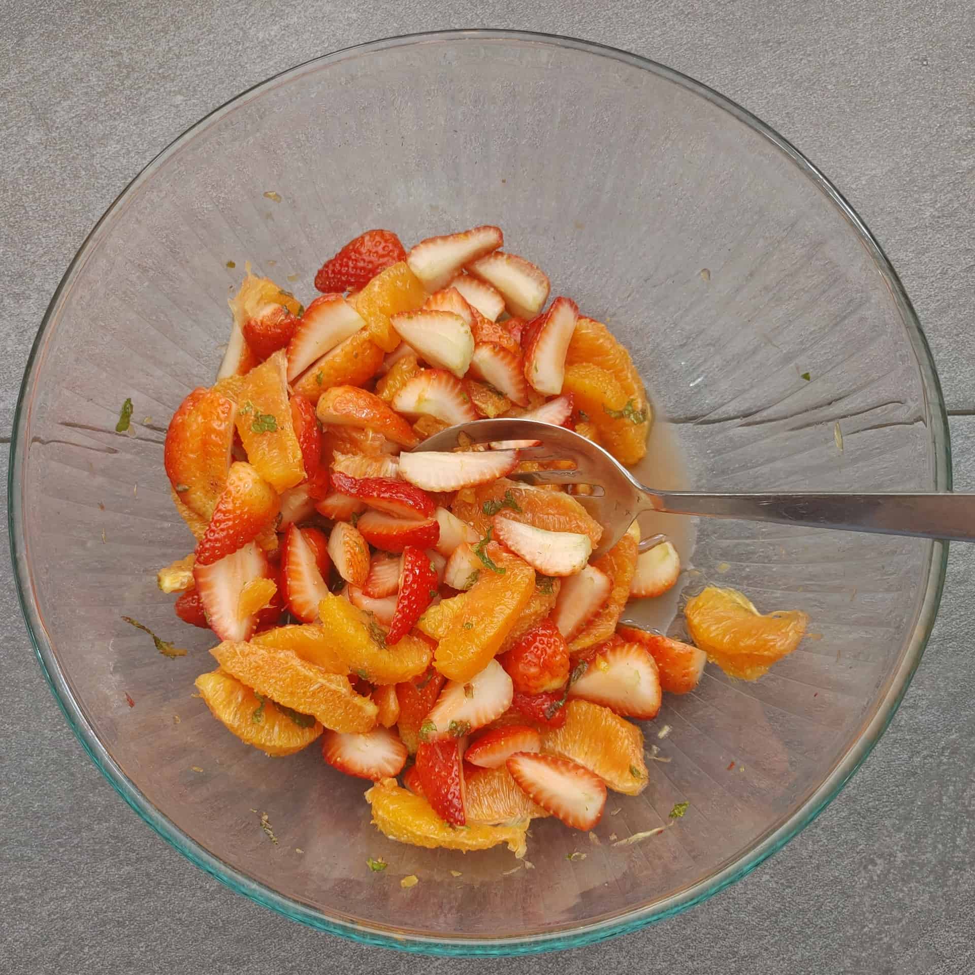 Easy Strawberry Fruit Salad | Camila Made