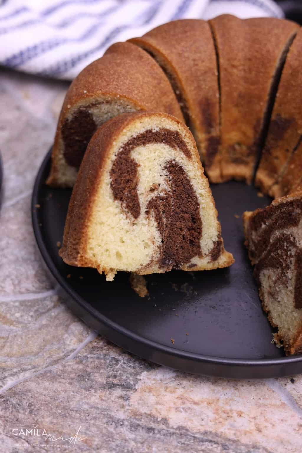 Marble Pound Cake - Camila Made