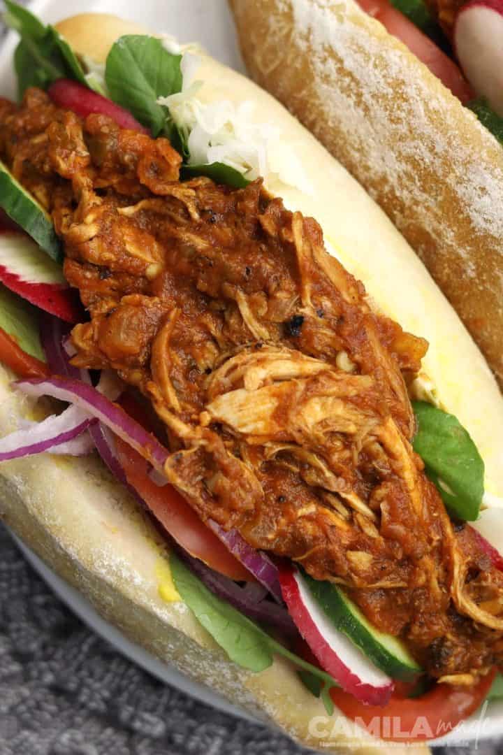 Pan con Pollo: The Best Salvadoran Sandwich - Camila Made