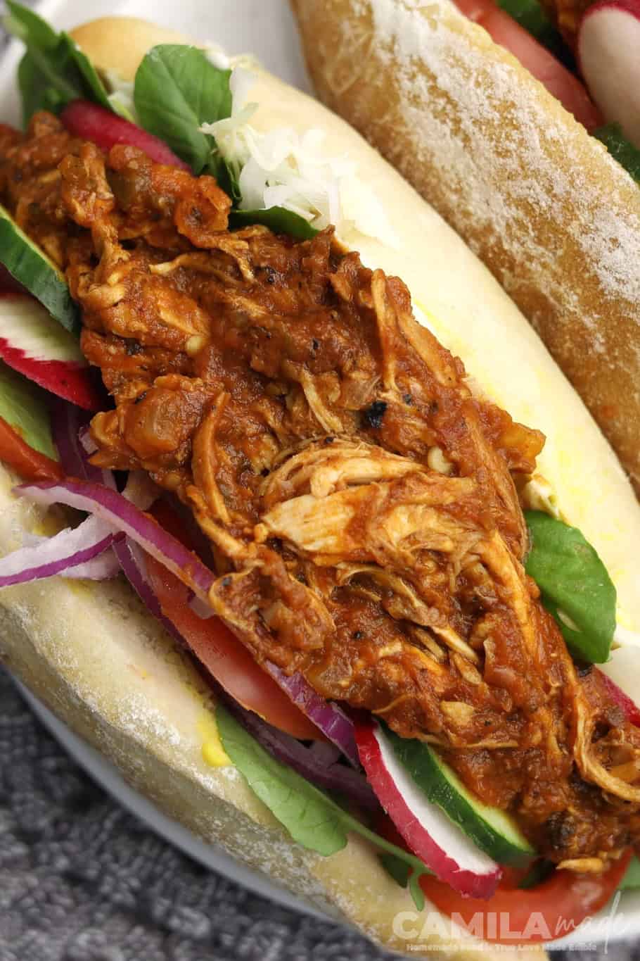 Pan con Pollo: The Best Salvadoran Sandwich - Camila Made