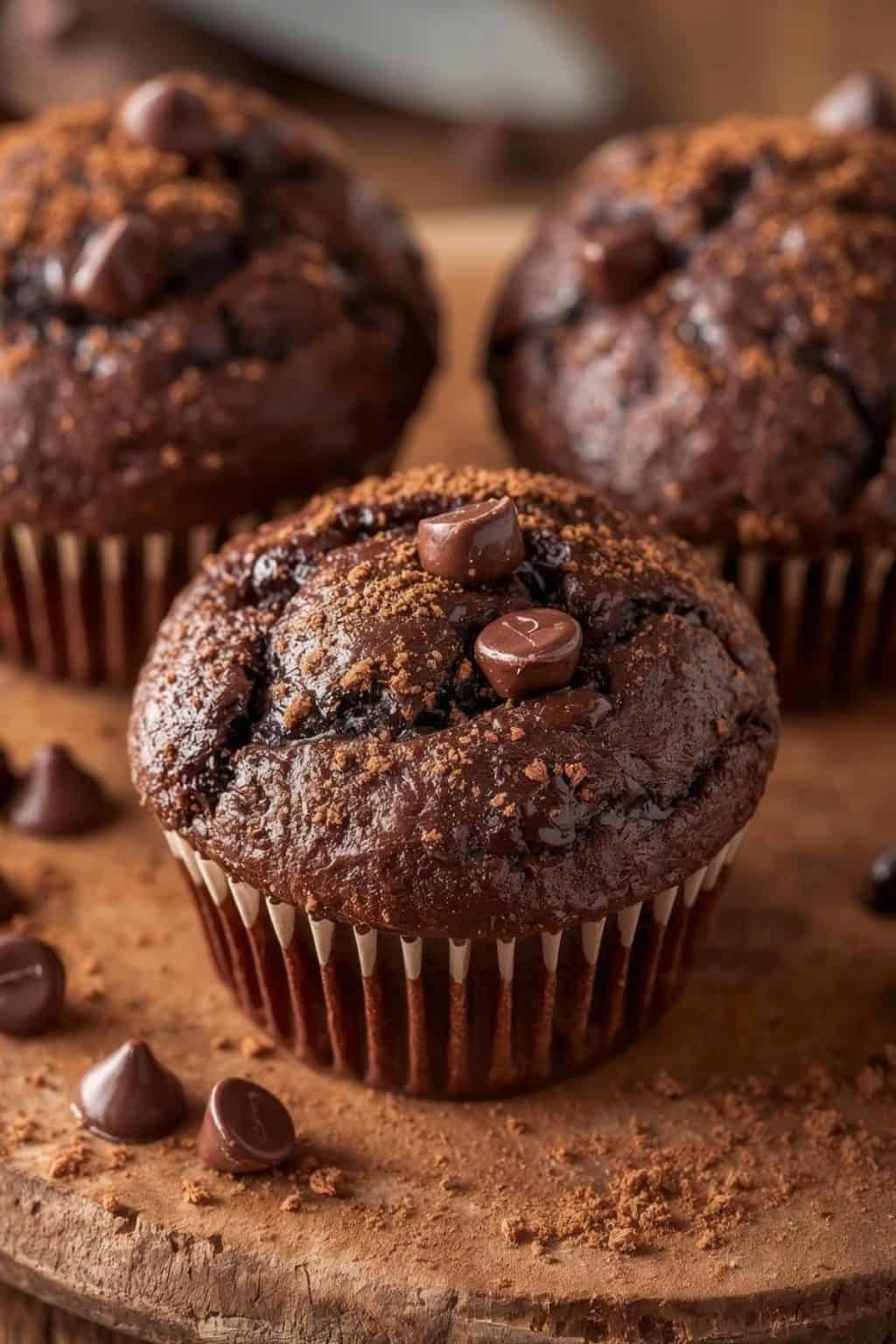 Triple Chocolate Muffins - Camila Made
