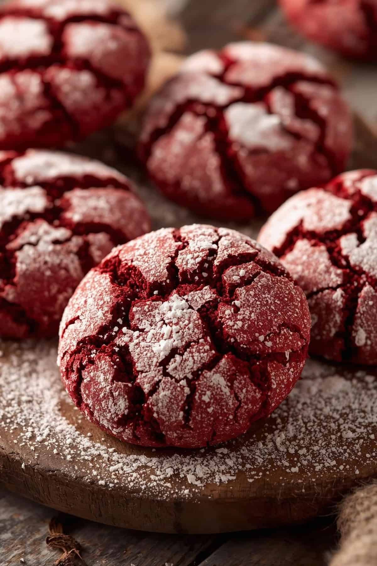 Galletas Red Velvet Craqueladas - Camila Made